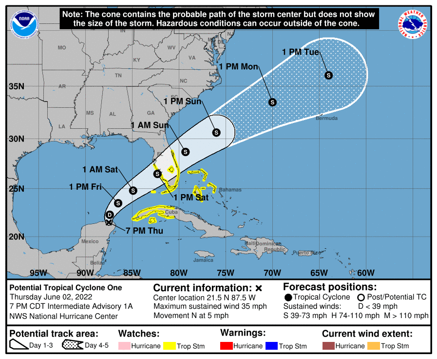 Potential Tropical Cyclone One expected to become a tropical storm ...